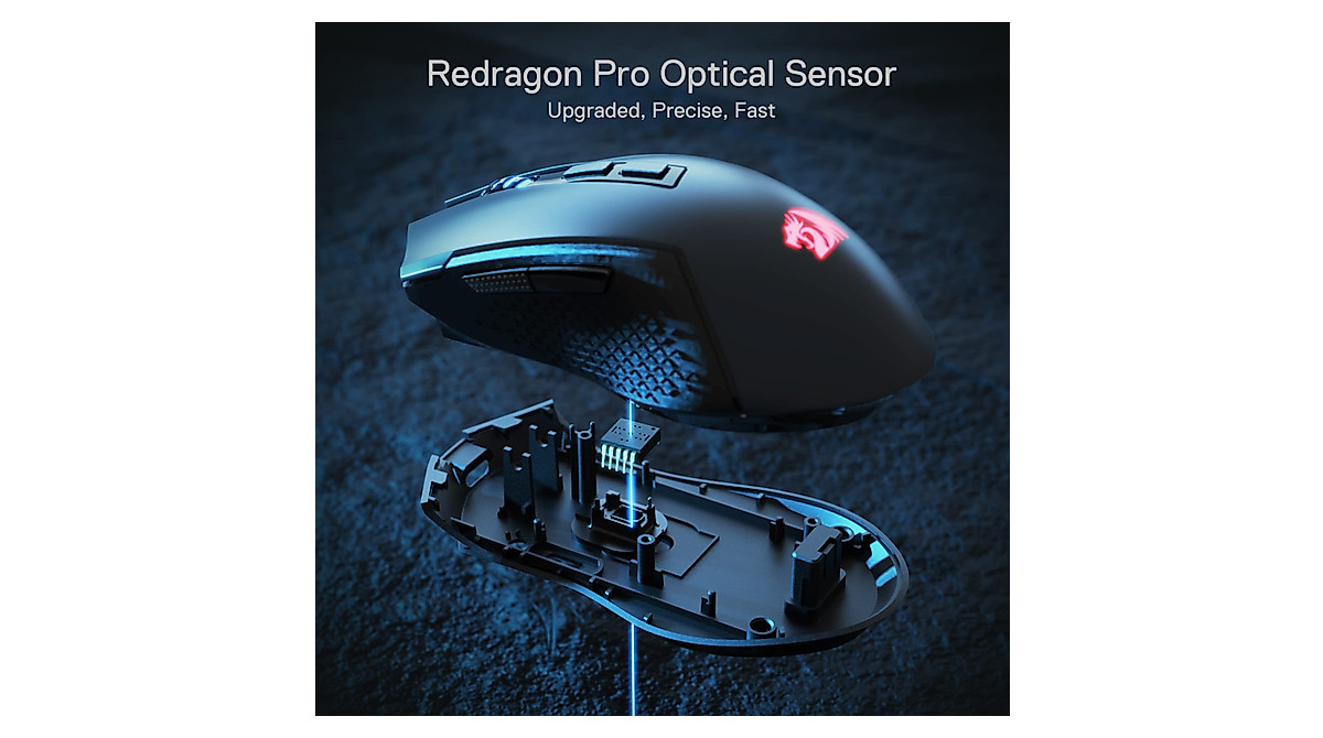 Redragon M693 Wireless Gaming Mouse | 8000 DPI Performance