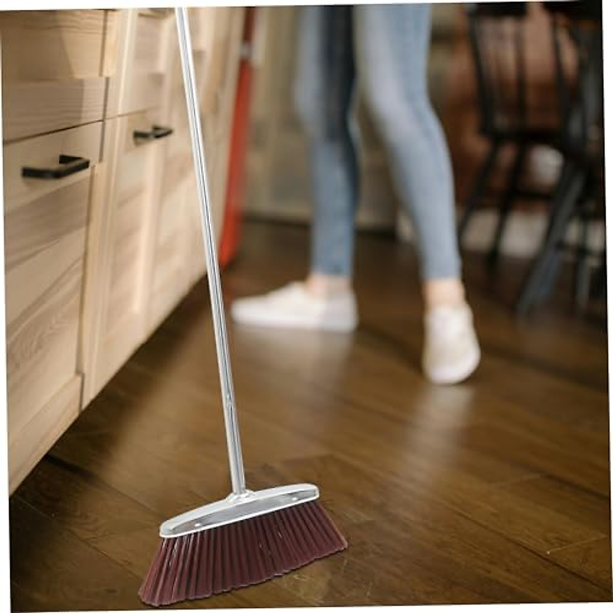 Levemolo Broom Cleaning Tool Broom Outdoor Thick Broom Grout Tool Soft Broom Trash Cleaning Broom Home Use Broom Long Handle Broom Brooms Bedroom Broom Heavy Duty Broom Pet Stainless Steel