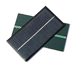 1X 6V 1W 110x60mm Micro Mini Power Small Polycrystalline Solar Cell Panel Module for DIY Solar Light Phone Battery Charger Toy Flashlight (1)
