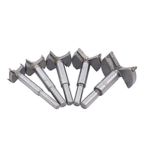 ApplianPar Forstner Drill Bits, Tungsten Steel Woodworking Wardrobe Doors Windows Hinge Hole Saw Set, Wood Cut Auger Opener Round Shank Drilling Cutting Tool 14mm to 50mm Pack of 20