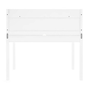Martha Stewart Kids' Desk with Hutch and Chair by Guidecraft - Creamy White: Kids Wooden Study Table with Storage and Corkboard | Kids' Bedroom Furniture Set, Desk and Chair Set Ages 5-12