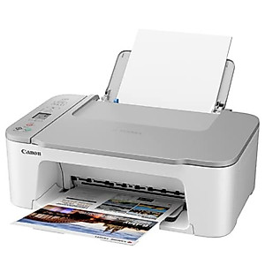 NEEGO Canon Wireless Inkjet All-in-One Printer with LCD Screen Print Scan and Copy, Built-in WiFi Wireless Printing from Android, Laptop, Tablet, and Smartphone with 6 Ft Printer Cable - White