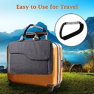 Stroller Hooks-X-Large 16cm(6.3") of Multipurpose hook clips-for mommy shopping Bags,Baby Diaper Bags,Groceries,Clothing,Purse(Stroller accessories-Black).