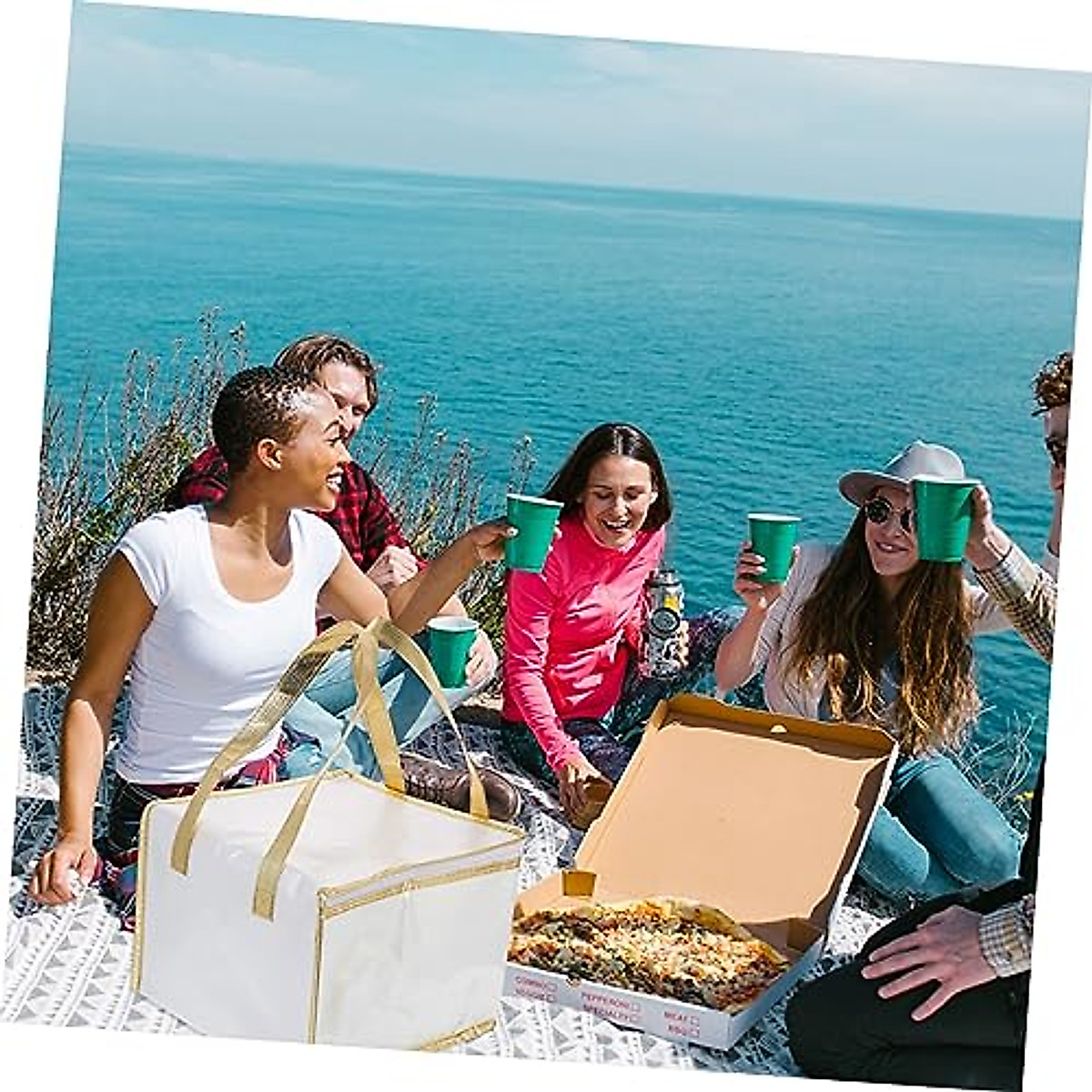 ULTECHNOVO Insulated Bag insulated bag cooler insulated delivery bag cloth insulated grocery bag Cake Delivery Bag