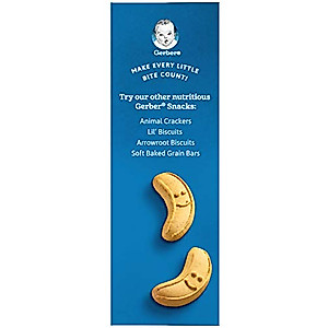 Gerber Toddler Banana Cookies, Baked with Real Bananas, 5 oz. Box (Pack of 5)