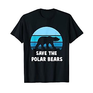 Save the Polar Bears Shirt Save Animals Earth Day T-Shirt
