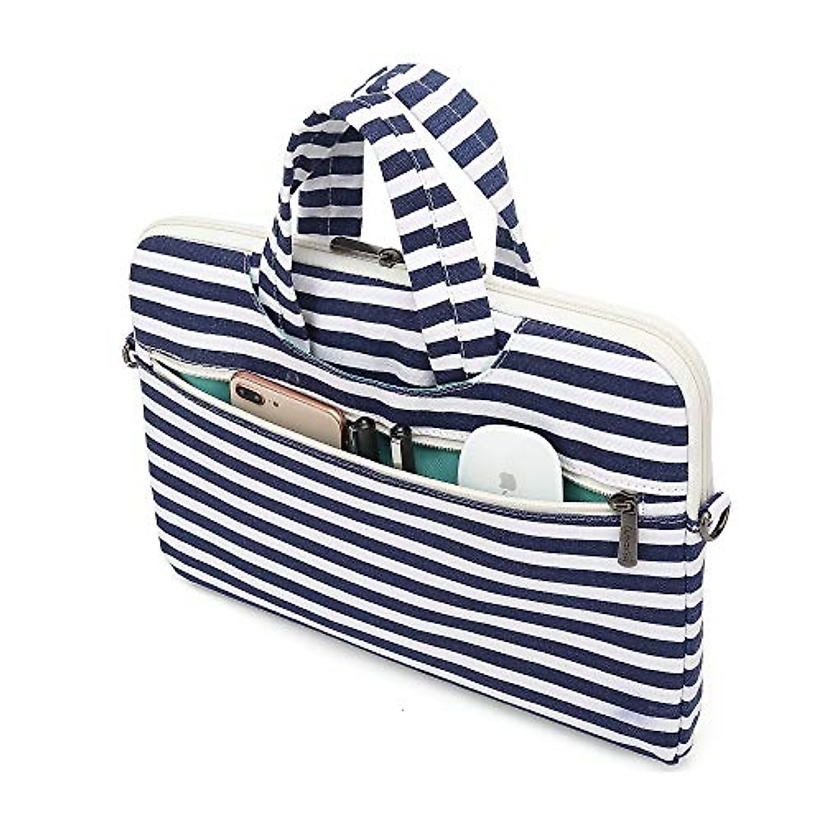 Canvaslove Breton Top Water Resistant Laptop Shoulder Messenger Bag for MacBook Pro 16 inch,15.6 inch and 15 inch-16 inch Laptop