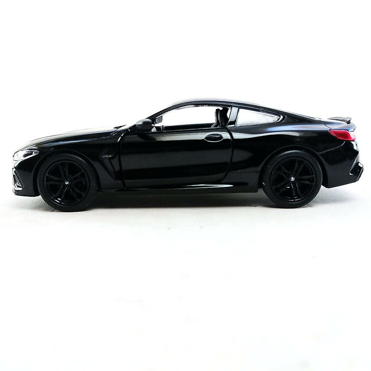 KiNSMART BMW M8 Competition Black Red 5" 1:36 Scale Die Cast Metal Model Toy Car w/Pullback Action