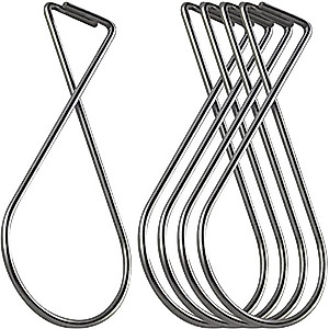 ATLIN Ceiling Hooks (100 Pack) - Drop Ceiling Clips Great for Wedding Decorations and Classroom Decorations - T-Bar Clip fits Drop Ceilings, Suspended Ceilings, Tile Ceiling, and Grid Ceiling
