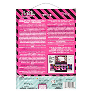 Townley Girl L.O.L. Surprise 30 Pcs Cosmetic Compact Set Includes Mirror, 14 Lip glosses, 8 Eye Shadow, 4 Blushes & 4 Brushes Safe & Non-Toxic Colorful Portable Foldable Makeup Beauty Kit for Girls