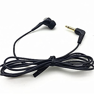 LINHUIPAD Single Side Earphone in-Ear Mono Earbuds Disposable Headphone Low Cost Ear Buds for One Ear