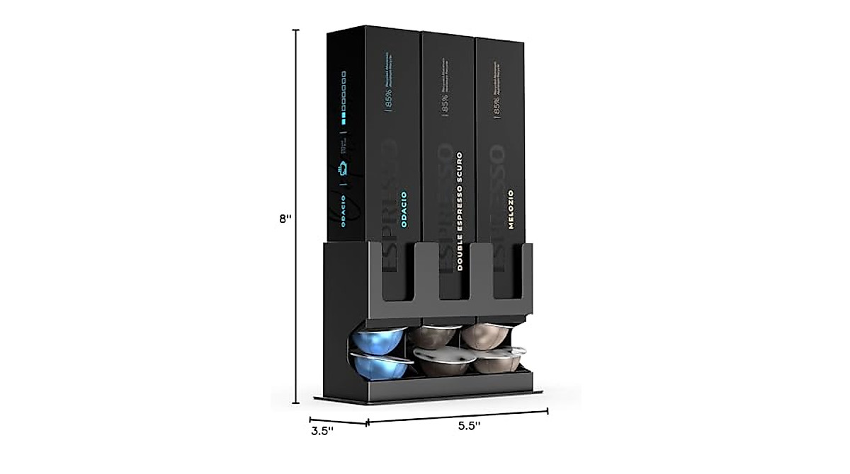 GALVANOX Pod Dispenser for Nespresso Vertuo Coffee