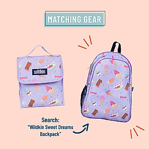 Wildkin Kids Insulated Lunch Bag for Boys and Girls, Reusable Lunch Bag is Perfect for Daycare and Preschool, Ideal Size for Packing Hot or Cold Snacks for School and Travel Lunch Bags (Sweet Dreams)