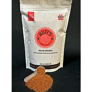 Huff's Dog Rose - 100% Plant Based, Organic, Rose Hip (L. Rosa canina) Supplement for Dogs Canines (Medium (10 oz))