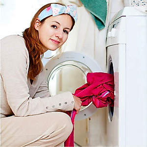 8 Pack Spa Bow Headbands, Coral Fleece Makeup Cosmetic Headband for Washing Face, Shower Terry Cloth Hair Band for Women Facial