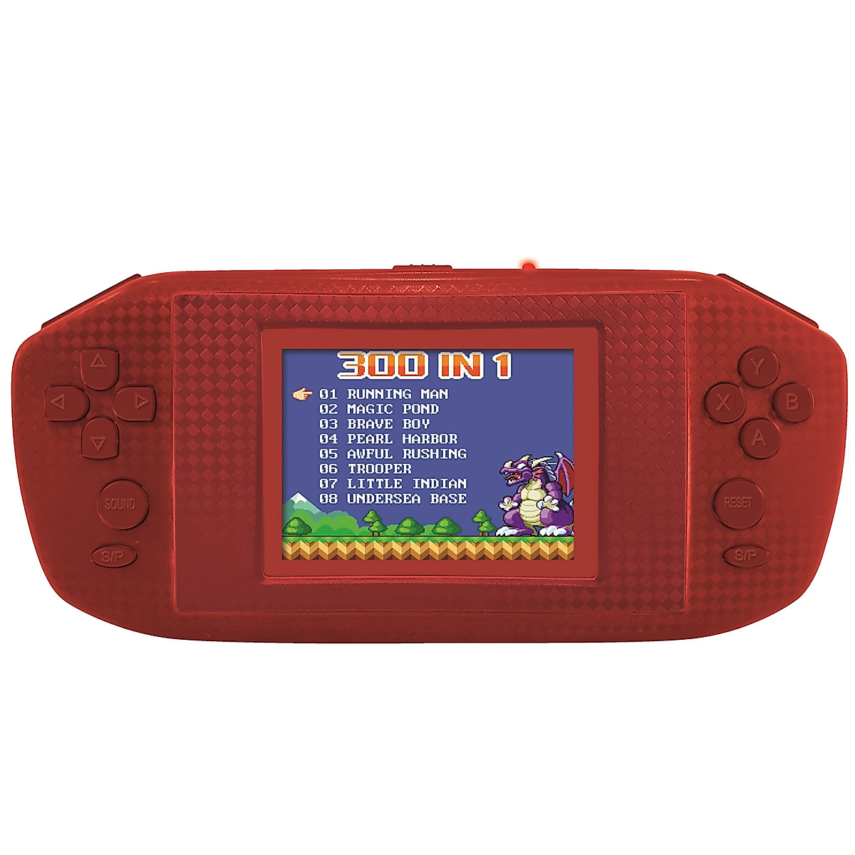 LEXiBOOK 300 Video Game Handheld Console - Red