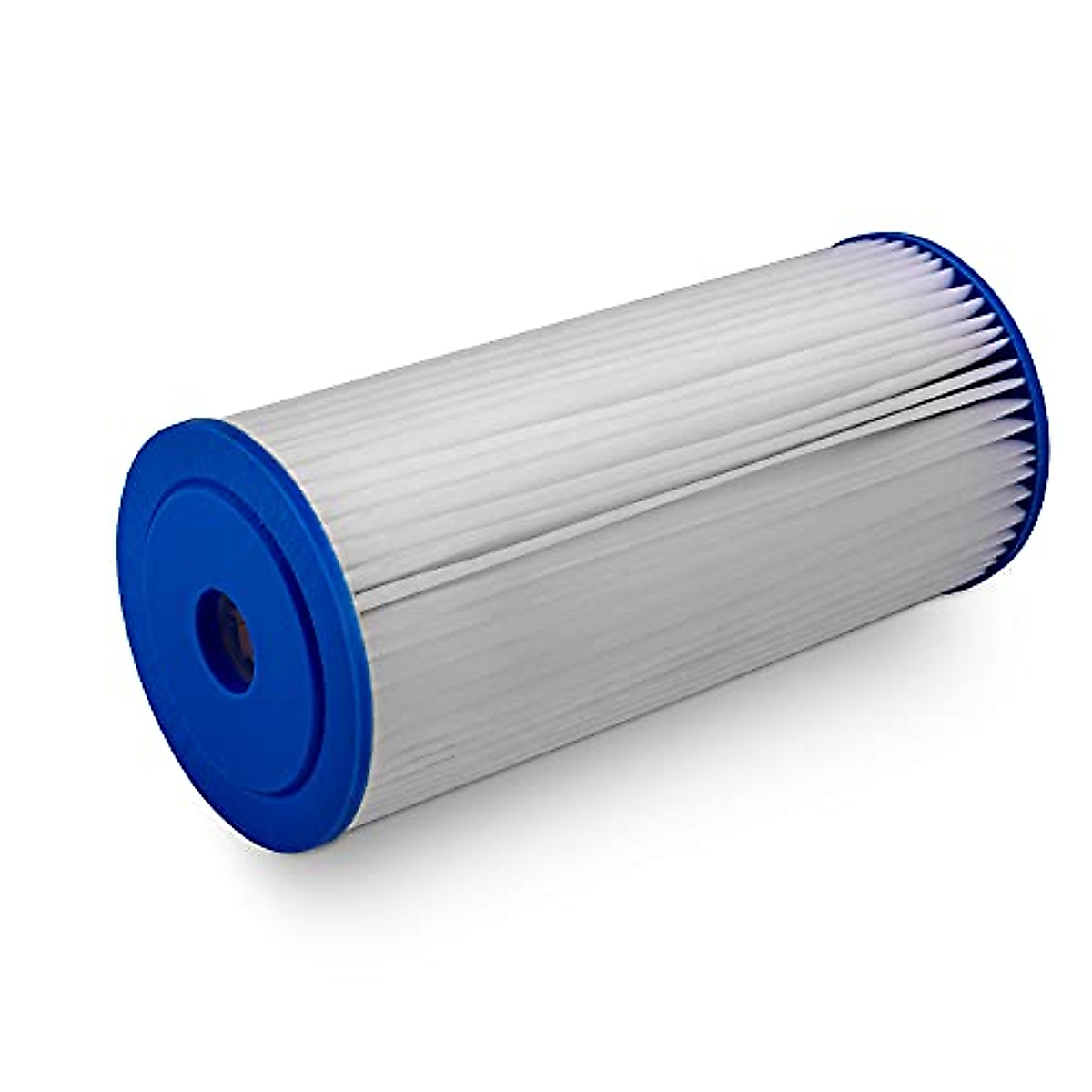 Big 10 x 4.5 inches Pleated Washable & Reusable Sediment Filter 5 Micron Amplified Surface Area, Removes Sand, Dirt, Silt, Rust, Extended Filter Life for 10" Big Housing