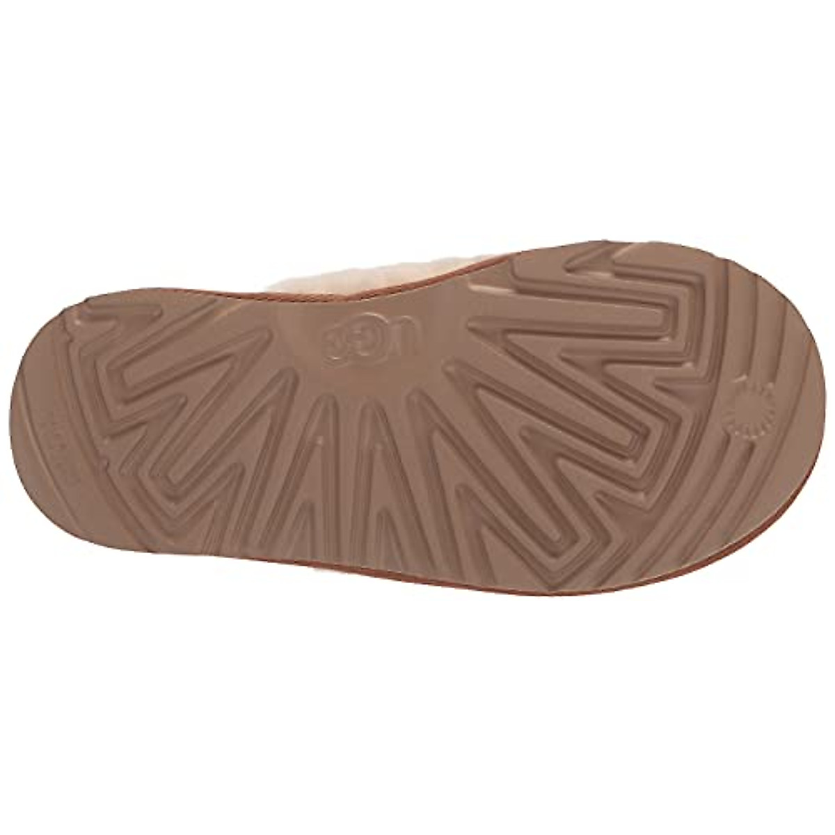 UGG Girls K Fluff Yeah Clog Slipper, Natural, 6 Big Kid