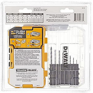 DEWALT Drill Bit Set, Black and Gold, 14-Piece (DWA1184)