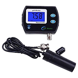 Y-LKUN Water Quality Meter PH Meter Tester Accurate Digital Pen PH-990 Pocket Aquarium Wine LCD PH Test with Large Screen Measuring Tool Moisture Meter
