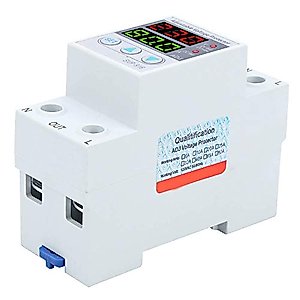 SVP‑916 100‑130VAC Adjustable Over and Under Voltage Protector Plastic Delay Reset Protector Voltage Protective Device(40A)