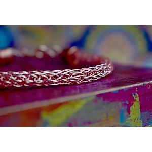 Artistic Wire Wooden Mandrel Set Jewelry Making Kit - 6 Sizes from 1/4"-1" Dowels in Convenient Storage Case, Bracelet Jig, Ring Making & Wire Wrapping for Viking Knit Bracelet Projects