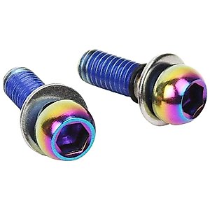 SRAM Caliper Mounting Hardware Direct and Standard Mount - Stainless Rainbow Bolts