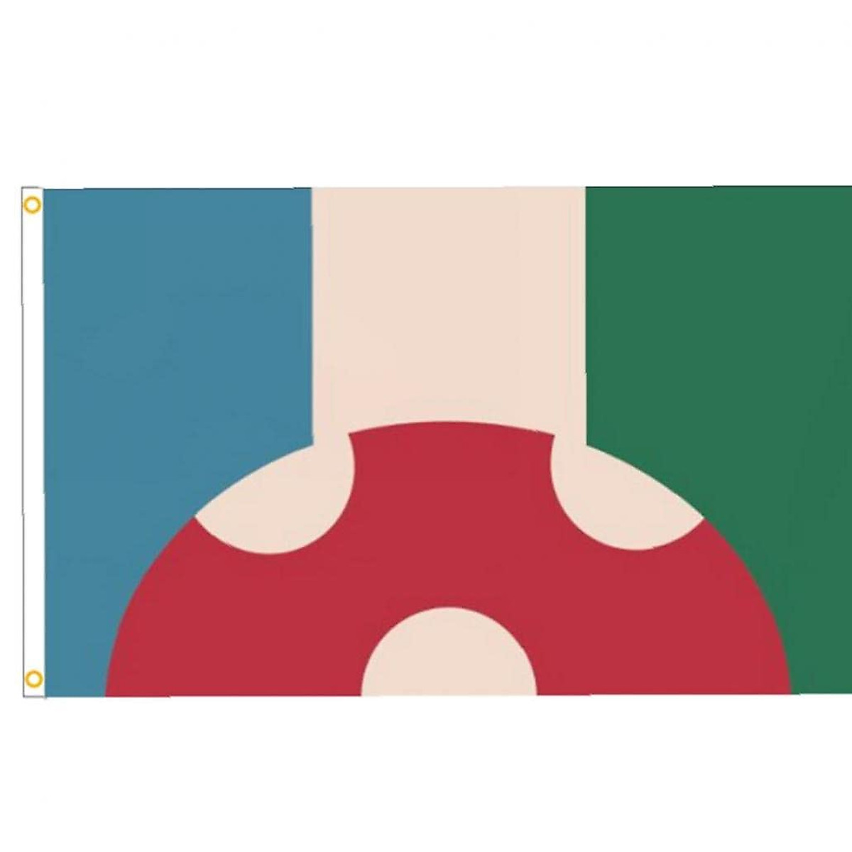 Froiny Flagnshow Kinokokingdom Dreamsmp Flag and Banners 60 * 90cm Ft Dream SMP Kinoko Kingdom Flags with Grommets White One Size