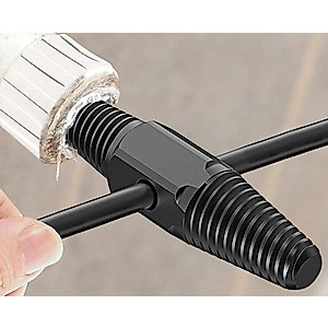 Screw Extractor- Dual-use Water Pipe Screw Removal Tool Broken Bolt Remover for 1/2 Inch 3/4 Inch Pipes Valve Faucet, Easy Out Stripped Screw and Damaged Bolt Extractor for Damaged Or Broken Screws