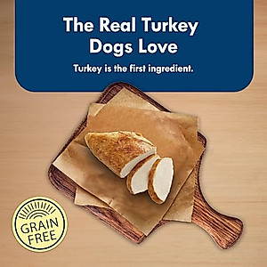 Blue Buffalo Delights Natural Adult Small Breed Wet Dog Food Cups, Pate Style, Roasted Turkey Flavor in Savory Juice 3.5-oz (Pack of 12)