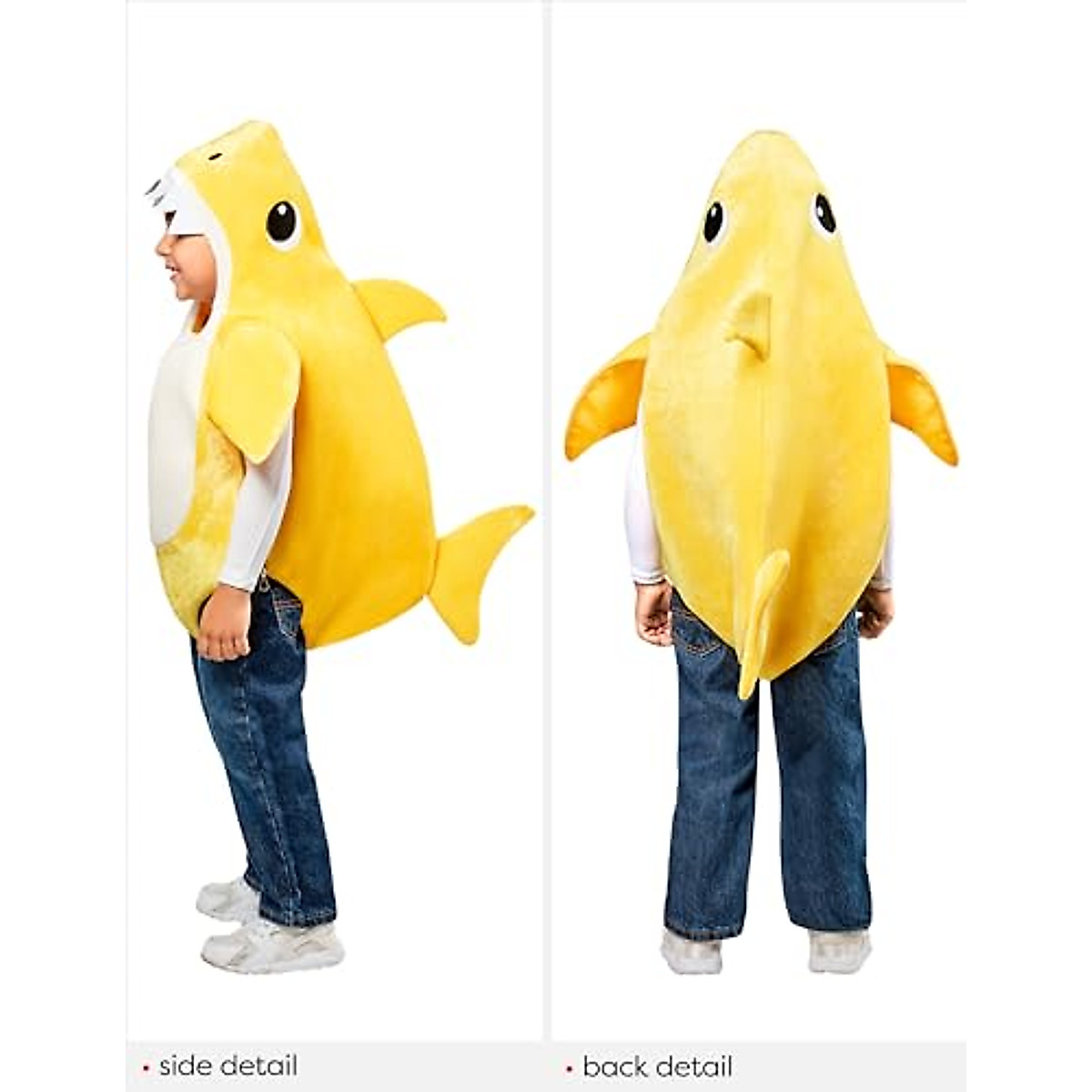 Rubie's unisex child Rubies Baby Shark With Sound Chip Costume, As Shown, Infant US