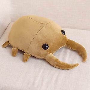 RONOSEN Beetle Plush Toy Plush Pillow Doll Insect Beetle Plush Toy Pillow Stuffed Toy Plush Pillow Children Children Girls Boys Baby (50CM, Maroon)