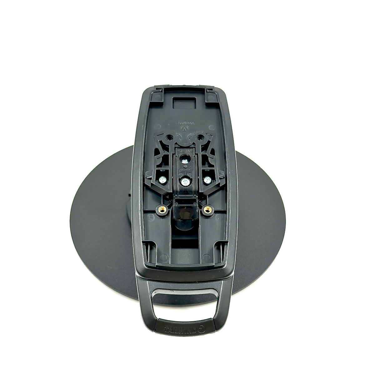 Discount Credit Card Supply ENS Tailwind Ingenico Lane/3000/7000/8000 3" Latch and Lock Compact Pole Mount Terminal Stand with Round Freestanding Mobility Base Plate