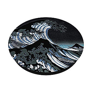 Famous Vintage Japanese Art "The Great Wave" Remix Stylish PopSockets PopGrip: Swappable Grip for Phones & Tablets