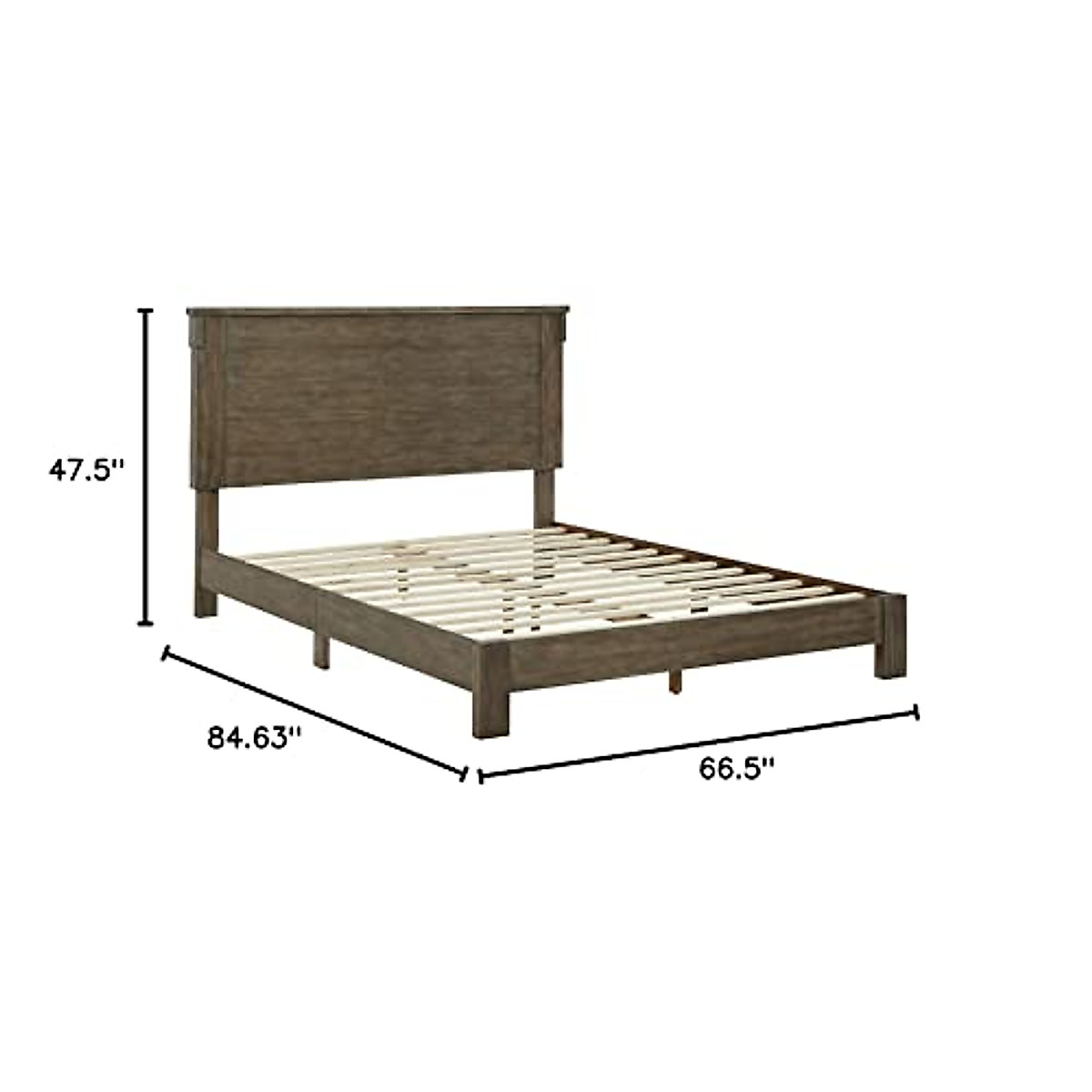 Signature Design by Ashley Shamryn Platform, Queen, Grayish Brown