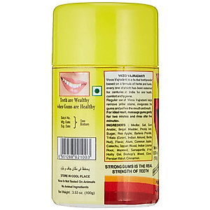 Vicco Vajradanti Ayurvedic Tooth Powder 100g