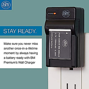 BM 2 NB-6LH Batteries and Charger for Canon PowerShot S120, SX170 is, SX260 HS, SX280 HS, SX500 is, SX510, SX520, SX530, SX540 HS, SX600 HS, SX610 HS, SX700 HS, SX710, ELPH 500, D10, D20, D30 Cameras