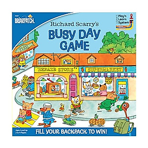 Briarpatch, Richard Scarry's Busy Day Game, Based on Early Reader Books for Preschool, Kindergarten and 1st Grade