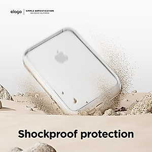 elago Hybrid Clear Case Compatible with MagSafe Battery Pack - PC + TPU Hybrid Technology, Anti-Yellowing, Crystal Clear, Shockproof Cover, Protective Case (Transparent)