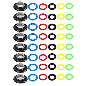 24 Pack O-Ring Power Pressure Washer Kit 6 Sizes for Power Pressure Washers, Pump, Hose, Gun, Wand and Lance