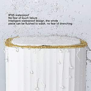 Tyenaza Automatic Trash Can,15L Waterproof Touchless Automatic Motion Sensor Trash Can, Slim Smart Trash Can, Rechargeable with Lids for Home Bedroom Office