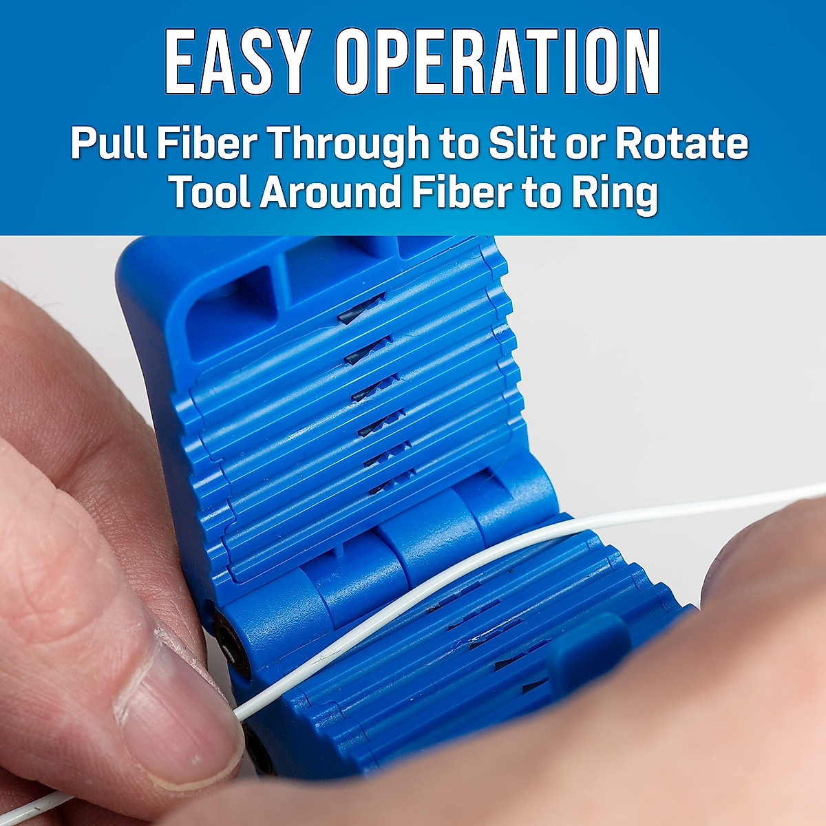 Jonard Tools MS-306 Fiber Optic Cable Mid Span Slit & Ring Tool (1.2 mm - 3.3 mm)
