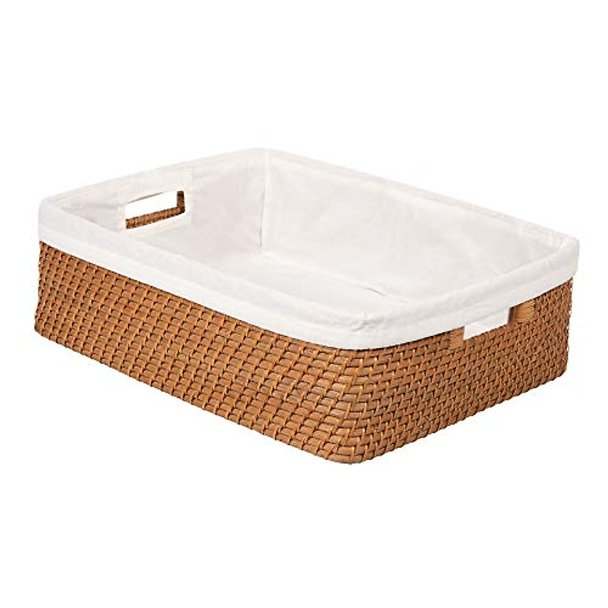KOUBOO 1060054 Laguna Liner, Honey-Brown Rattan Shelf Basket