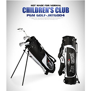 PGM Junior Golf Club, RIO golf clubs complete set right handed for Children Kids 9-12, 4 pieces youth Golf Clubs with Stand Bag for Boys & Girls Black