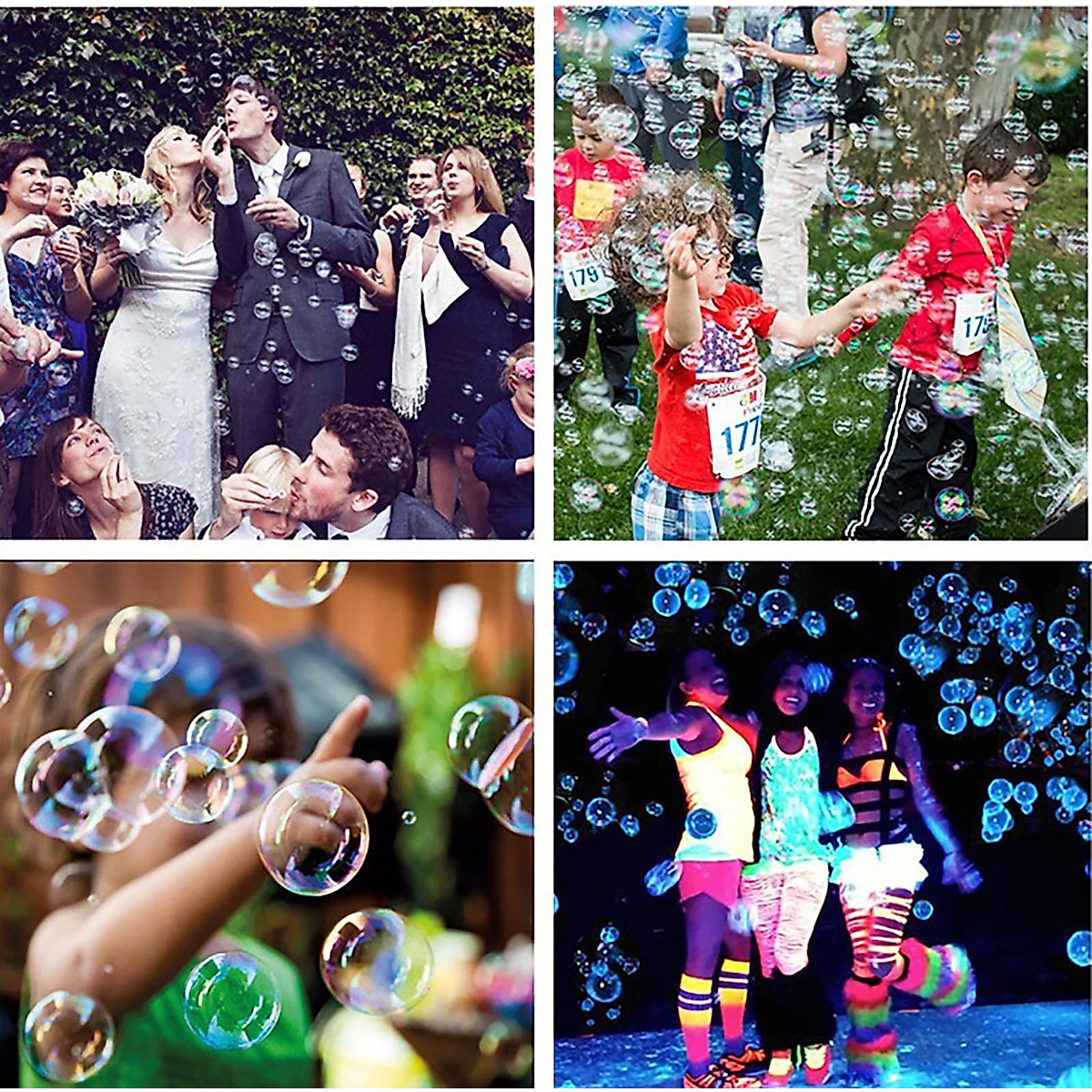 14.6’’ Big Bubble Wands for Kids Bubble Wand Bulk with Bubbles Refill Solution for Summer Toy, Bubbles Bulk Party Favors, Outdoors Toys Gifts for Boys Girls Party Supplies (12)