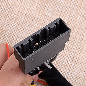 CITALL Rear View Camera Adapter Wire Harness Cable Video Connector Fit for Honda CRV Civic