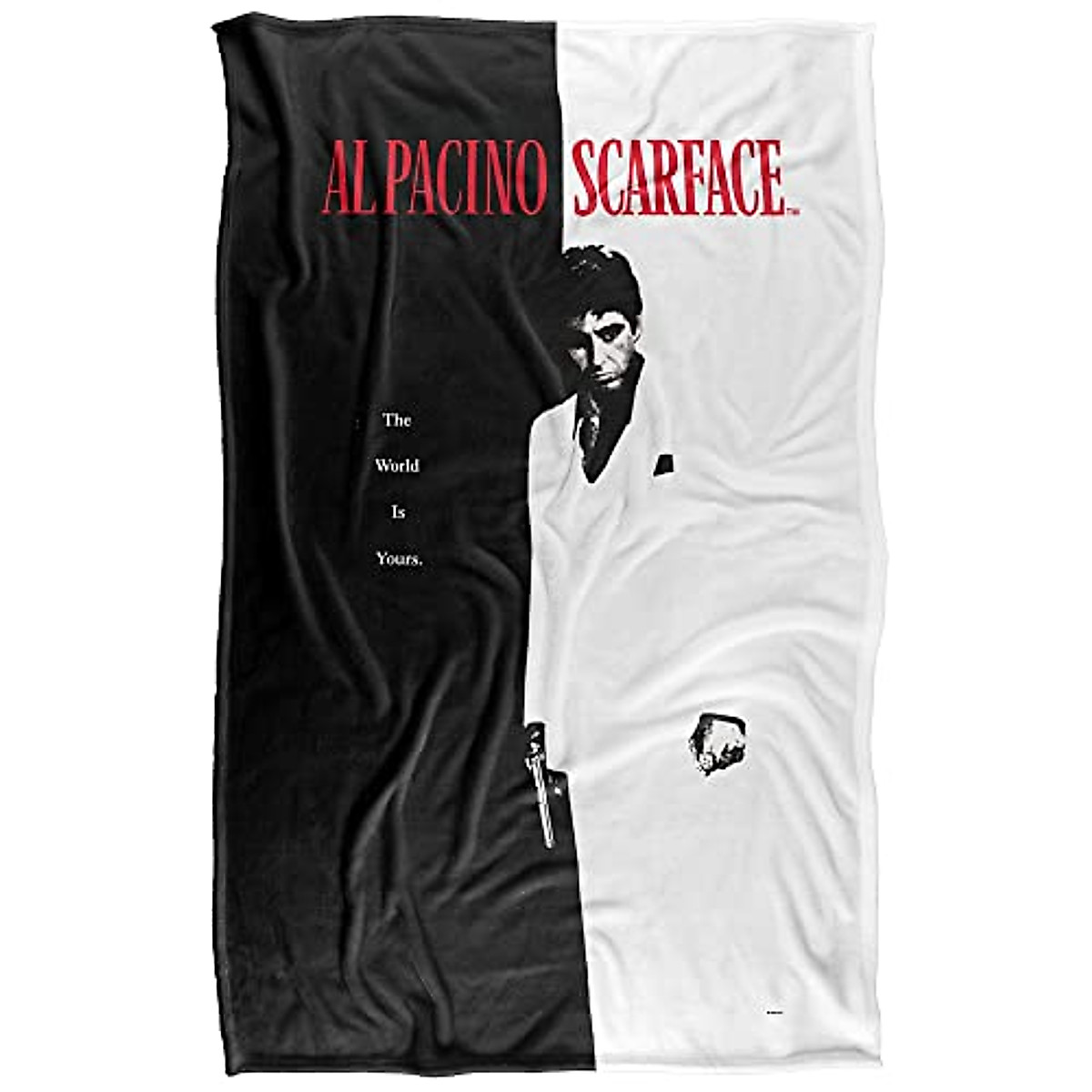 Trevco Scarface Poster Silky Touch Super Soft Throw Blanket 36" x 58"