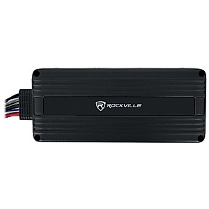 Rockville ATV220 2 Channel UTV/Motorcycle Bluetooth Amplifier IP65 Micro Amp