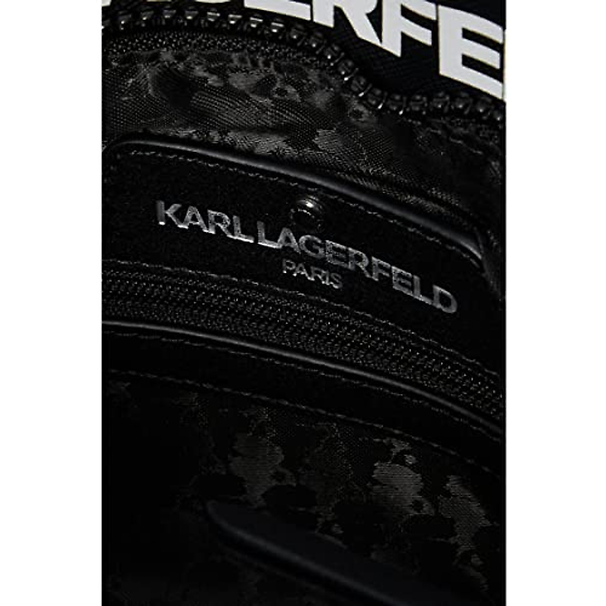 Karl Lagerfeld Paris Amour Crossbody Metallic Logo One Size