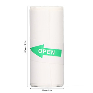 Thermal Printer Paper, 57x25mm Mini Printing Paper Decoration Portable for Label